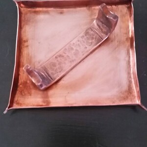 Solid Copper Cigar / Cigarette Holder and Ashtray - Etsy