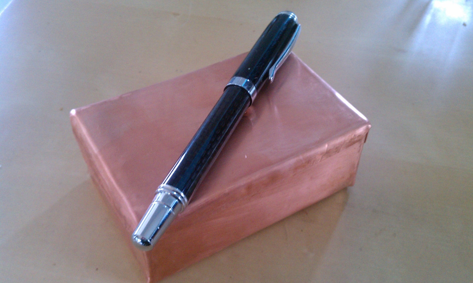 Solid Copper Box and Lid Custom Stamping. Handmade. Wedding - Etsy