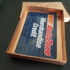 Gift Card Box, Solid Copper, Free Engraving With Your Message - Etsy