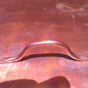 Pure Copper Box With Hinge and Handle - Etsy