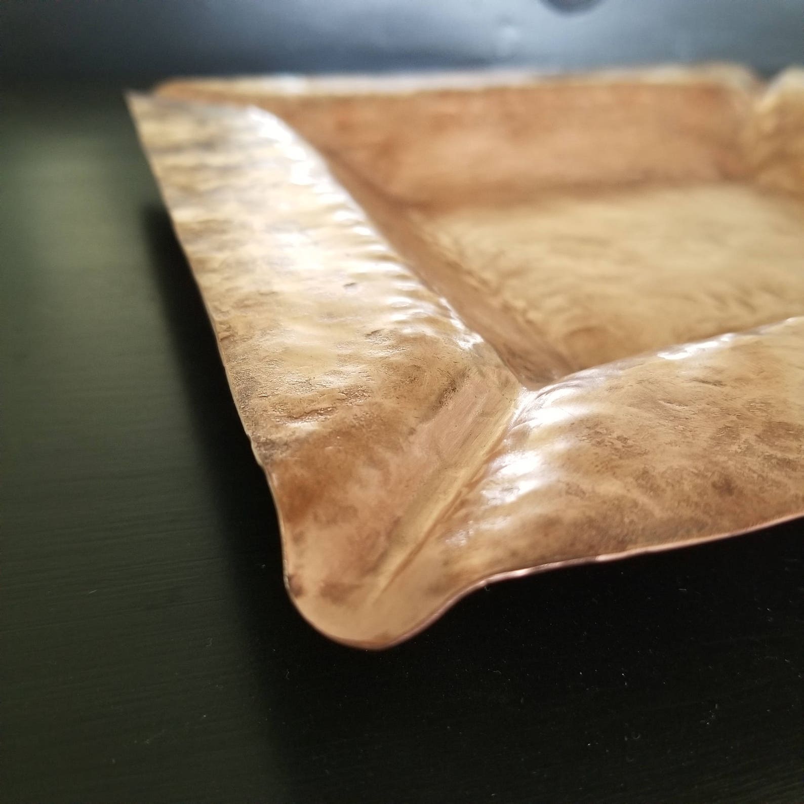 Handmade Solid Copper Cigar Ashtray Cigarette Birthday | Etsy