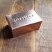 Solid Copper Box and Lid, Custom Stamping. Handmade. Wedding ...