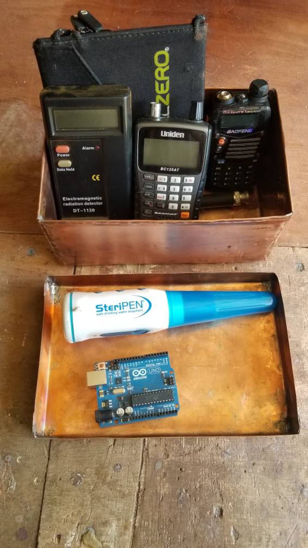 Solid Copper Faraday Cage: EMF, EMP, Electronics Protection - Etsy