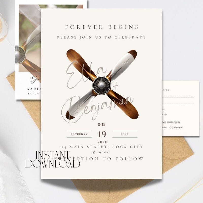 Airplane Wedding - Etsy