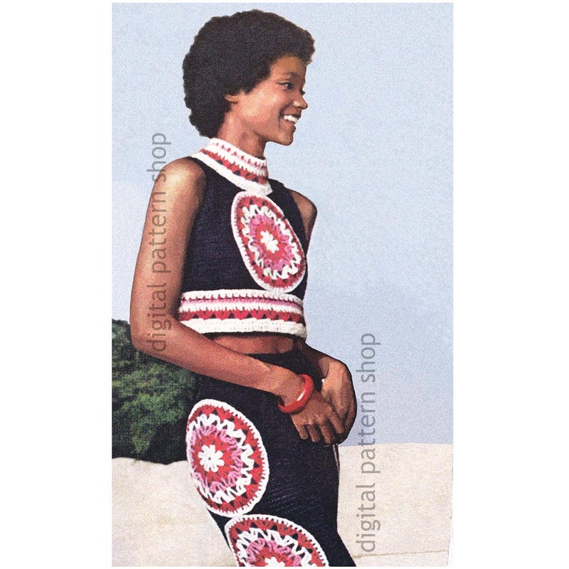 Vintage Midriff Top - Etsy