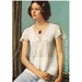 Crochet Top Pattern Angel Sleeve Lacy Top Crochet Pattern Feminine ...