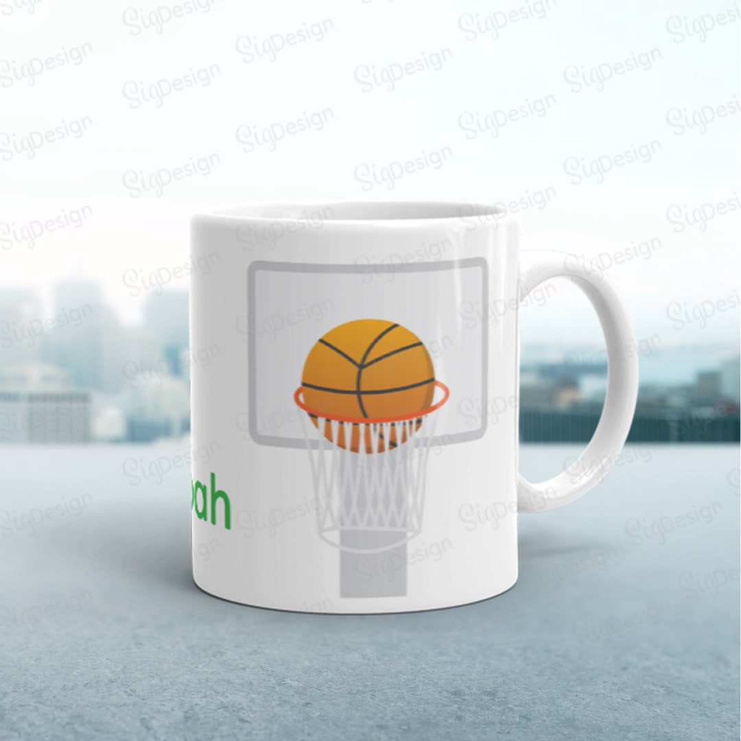 Personalized Basketball Mug, Custom Basketball Player and Coach Name ...