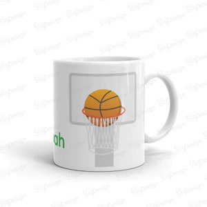 Personalized Basketball Mug, Custom Basketball Player and Coach Name ...