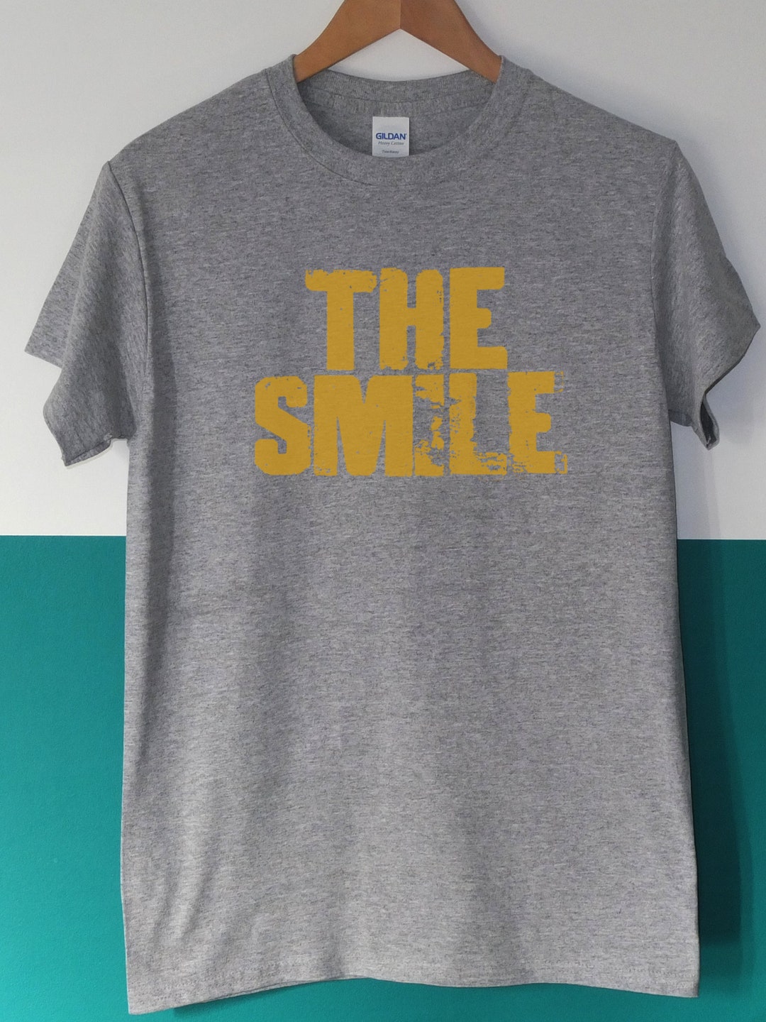 The Smile, Cutouts, Thom Yorke, Band, Logo, Radiohead Screen Printed T ...