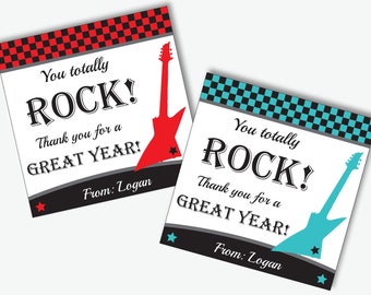 You Rock Printable Stickers - Etsy