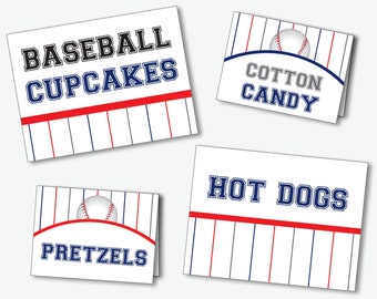 Baseball Place Cards - Etsy
