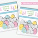 Easter Bunny Tails Labels Printable Easter Bag Toppers for Kids ...