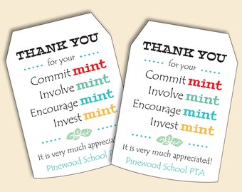 Thank You for Your Involve-mint and Commit-mint to Our Team - Etsy