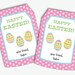 Printable Easter Egg Gift Tags Editable Happy Easter Treat Tags for ...