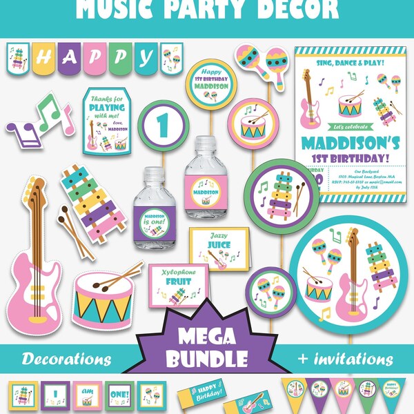 Music Decorations - Etsy