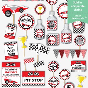 Race Car Birthday Banner Printable Racing Banner for a Go - Etsy Canada