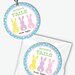 Easter Bunny Tails Labels Printable Easter Bunny Stickers - Etsy