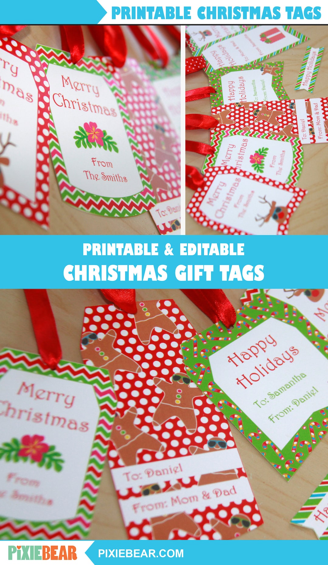 Printable Christmas Tags Christmas Gift Tags for Kids , Christmas ...