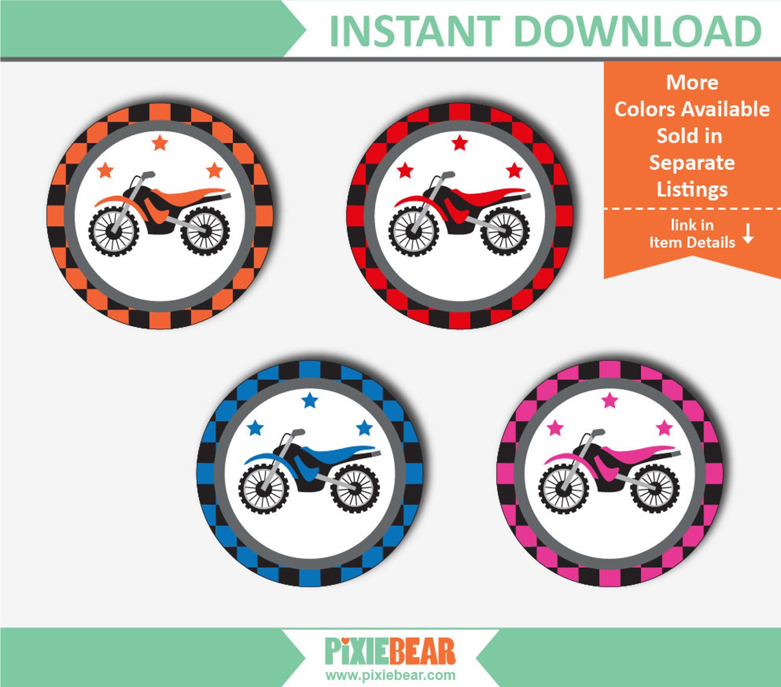 Motocross Baby Shower Motorcycle Baby Shower Dirt Bike - Etsy