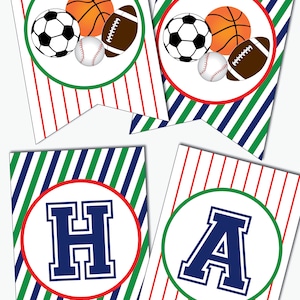 All Star Birthday Banner Printable Sport Banner for an All - Etsy Israel