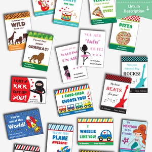 Guitar Valentine's Day Cards for Kids Printable Music | Etsy