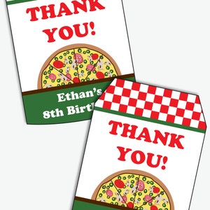 Pizza Party Favors Pizza Favor Tags Pizza Party Pizza | Etsy