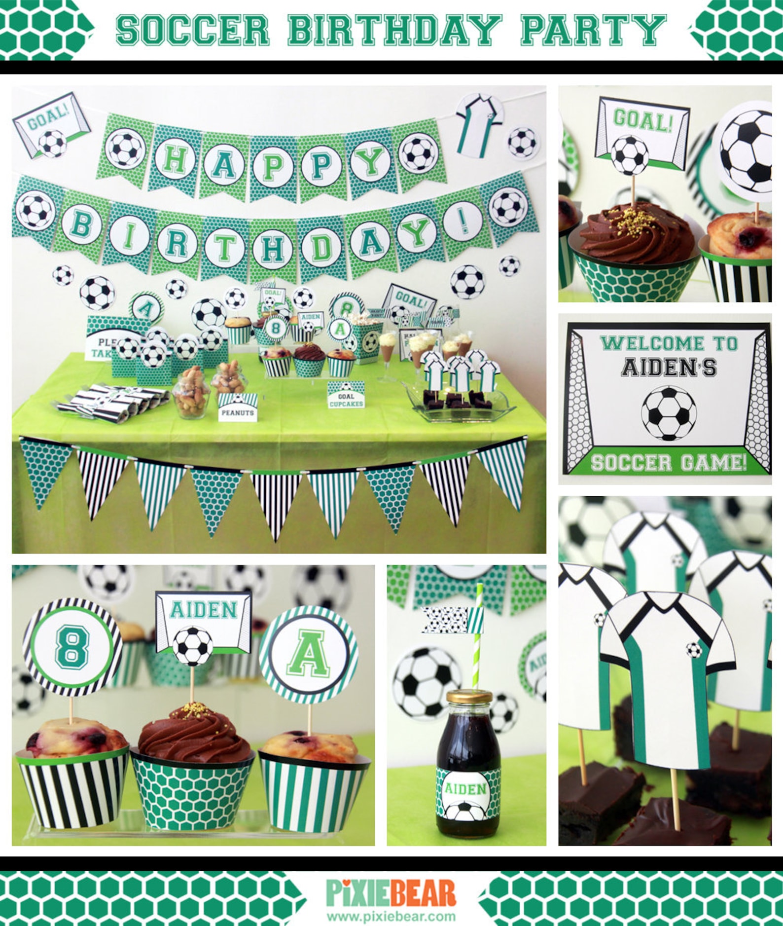 Soccer Banner Soccer Party Banner Soccer Birthday Banner | Etsy