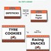 Motorcycle Party Food Labels Printable Decorations for a Dirt Bike Baby ...