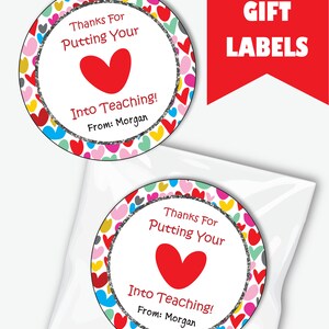 Heart Teacher Appreciation Tags Printable Teacher Appreciation Stickers ...