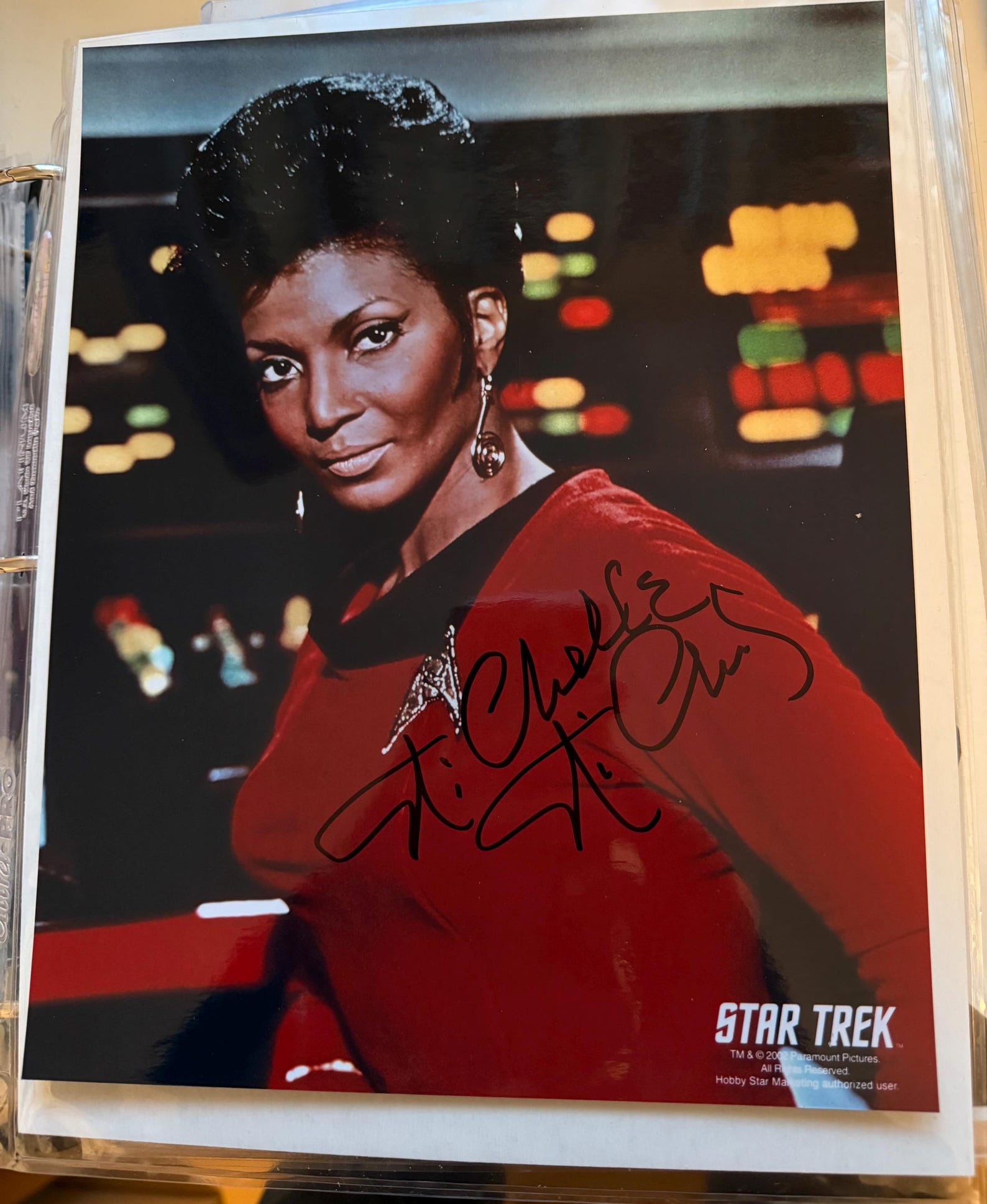 Nichelle Nichols Autographed Star Trek 8x10 Photo With COA - Etsy