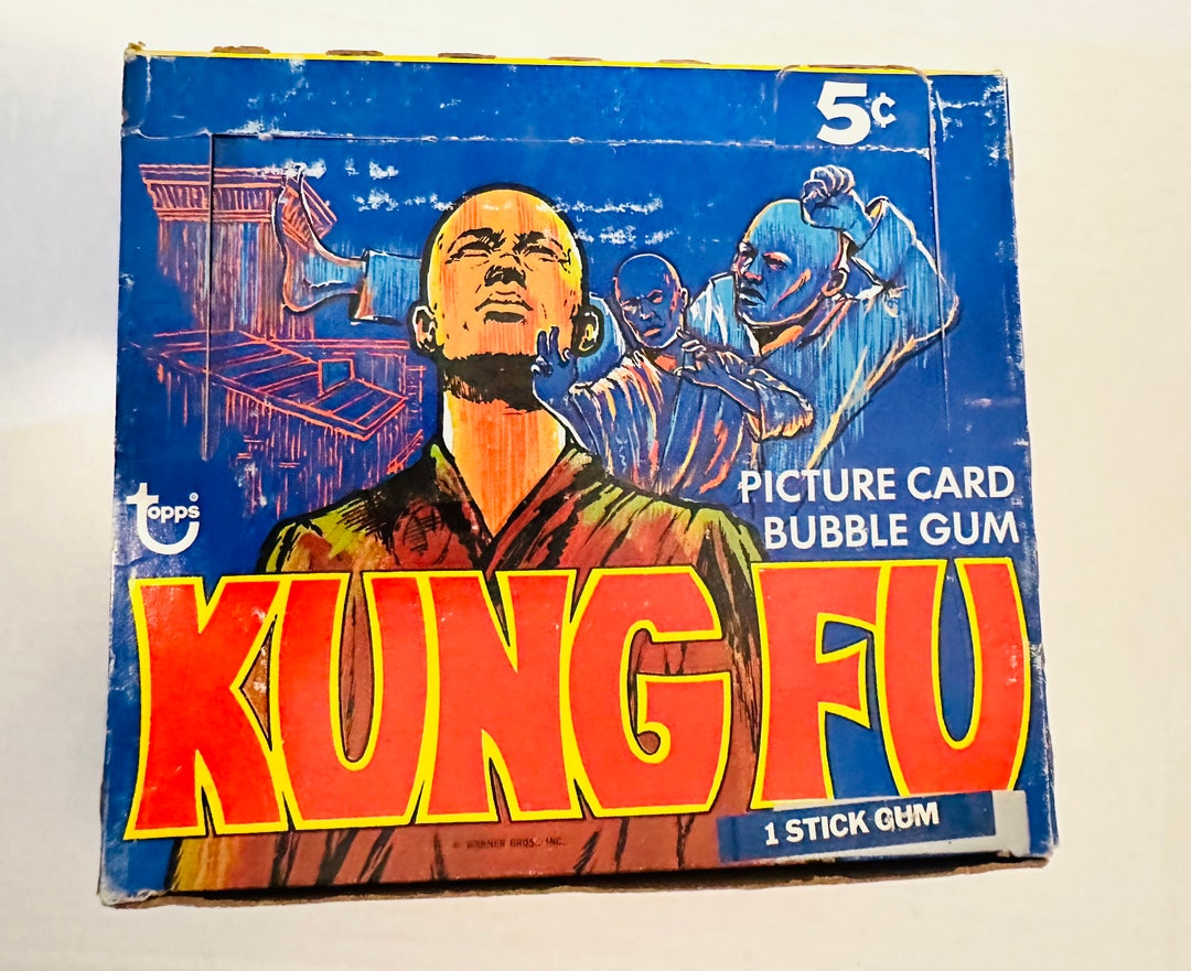 Kung Fu TV Series Rare Cards Empty Display Box 1973 - Etsy