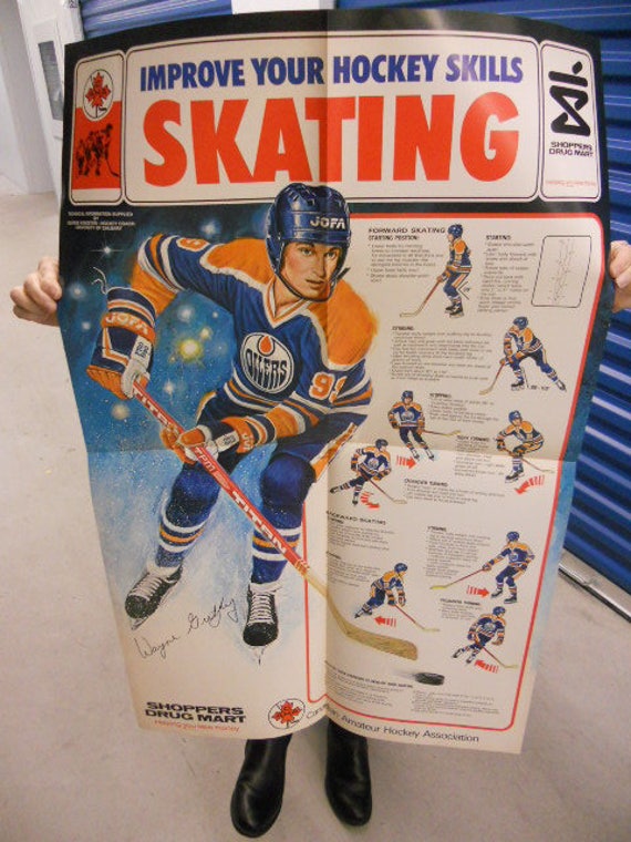 Wayne Gretzky Hockey Rare Gaming Skills Large Poster 1981 | Etsy