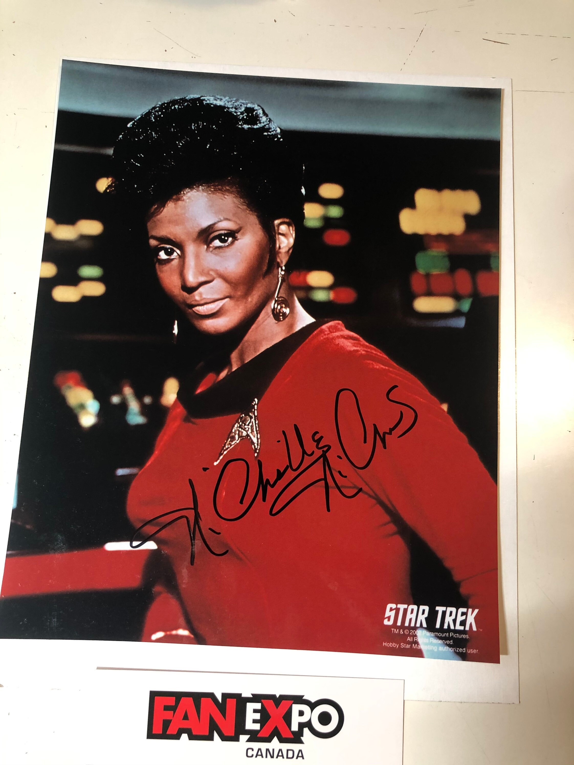 Star Trek Uhura Nichelle Nichols Signed Photo With Fanexpo COA - Etsy