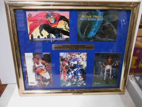 Jim Kelly Signed Card and Other Cards Rare Framed Numbered | Etsy