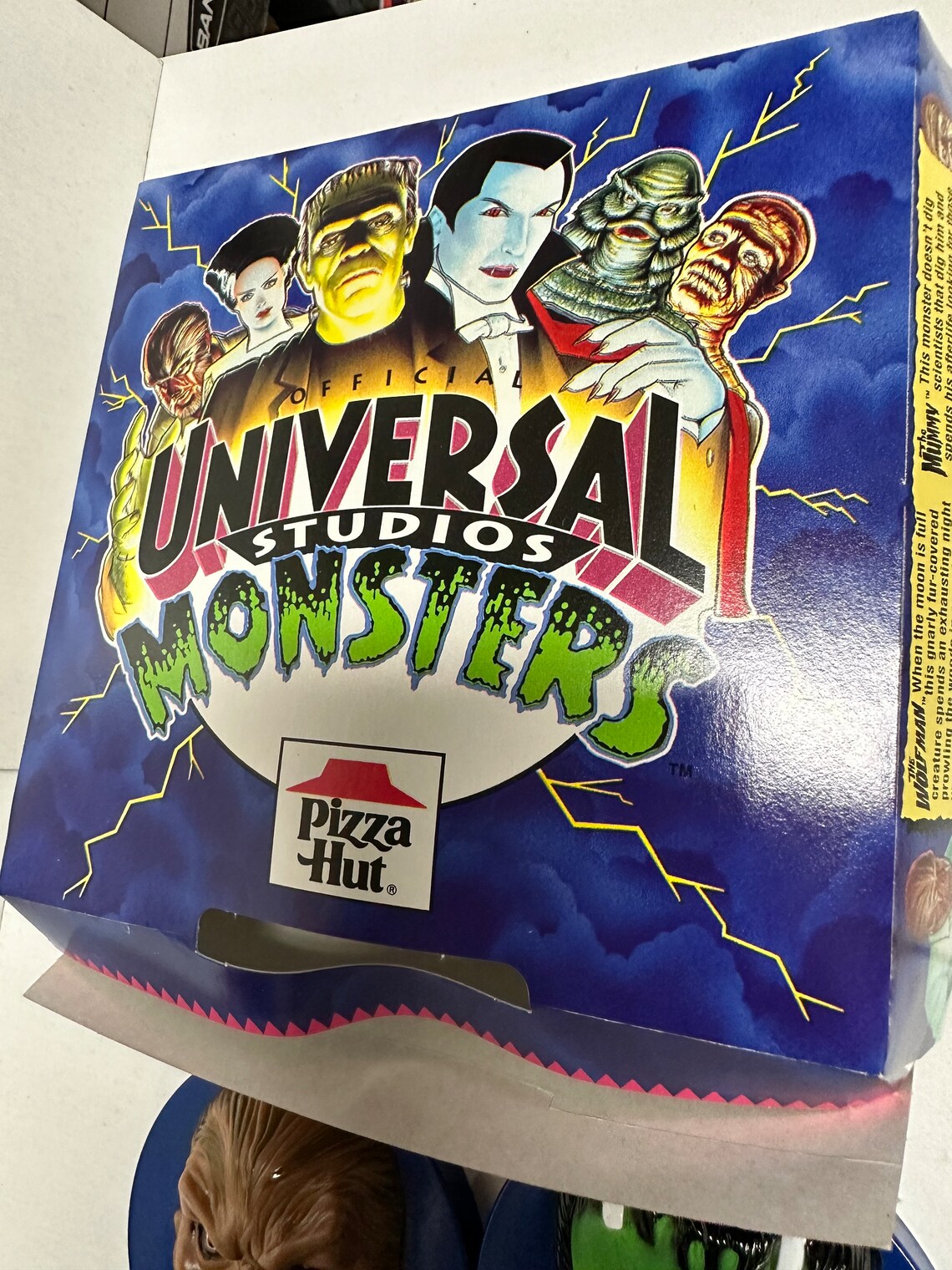 Universal Monsters Rare Pizza Hut Food Promotion Display Box With 3 Cup ...