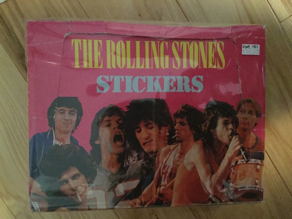 Rolling Stones Rare Stickers Full Box 1980s - Etsy