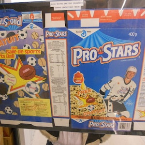 Wayne Gretzky Pro Stars Rare Flat Cereal Box 1980s - Etsy