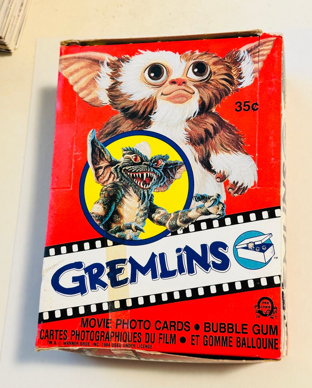 Gremlins Movie Rare Photo Cards 36 Packs Opc Canadian Version Rarer Box ...