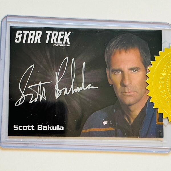 Scott Bakula Autograph Star Trek - Etsy