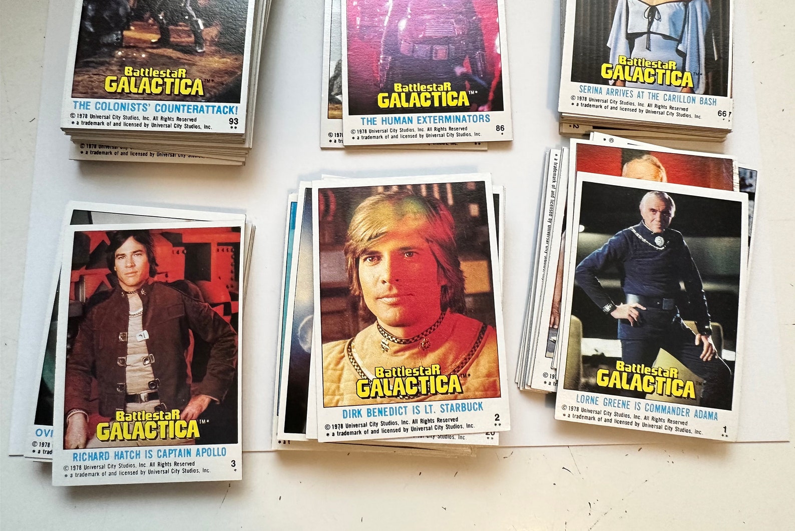 Battlestar Galactica Original Cards Set 1978 - Etsy
