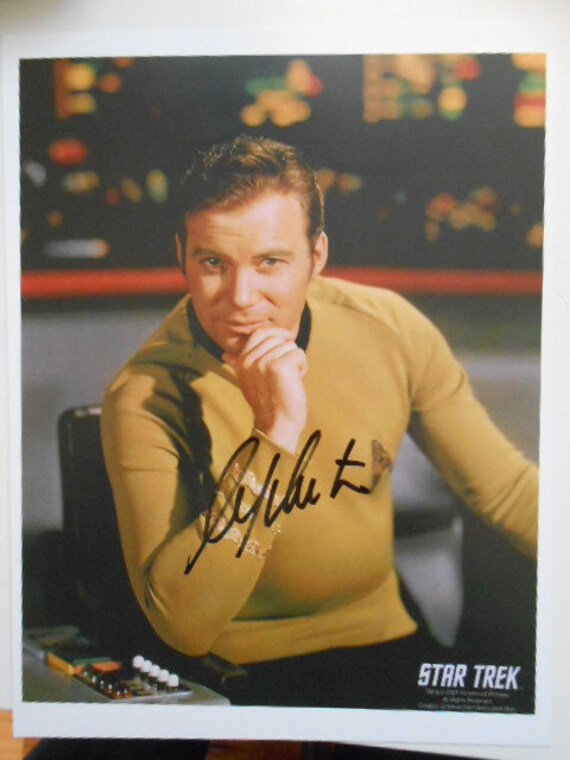 COA Matching Holograms William Shatner Signed Autographed Star Trek ...