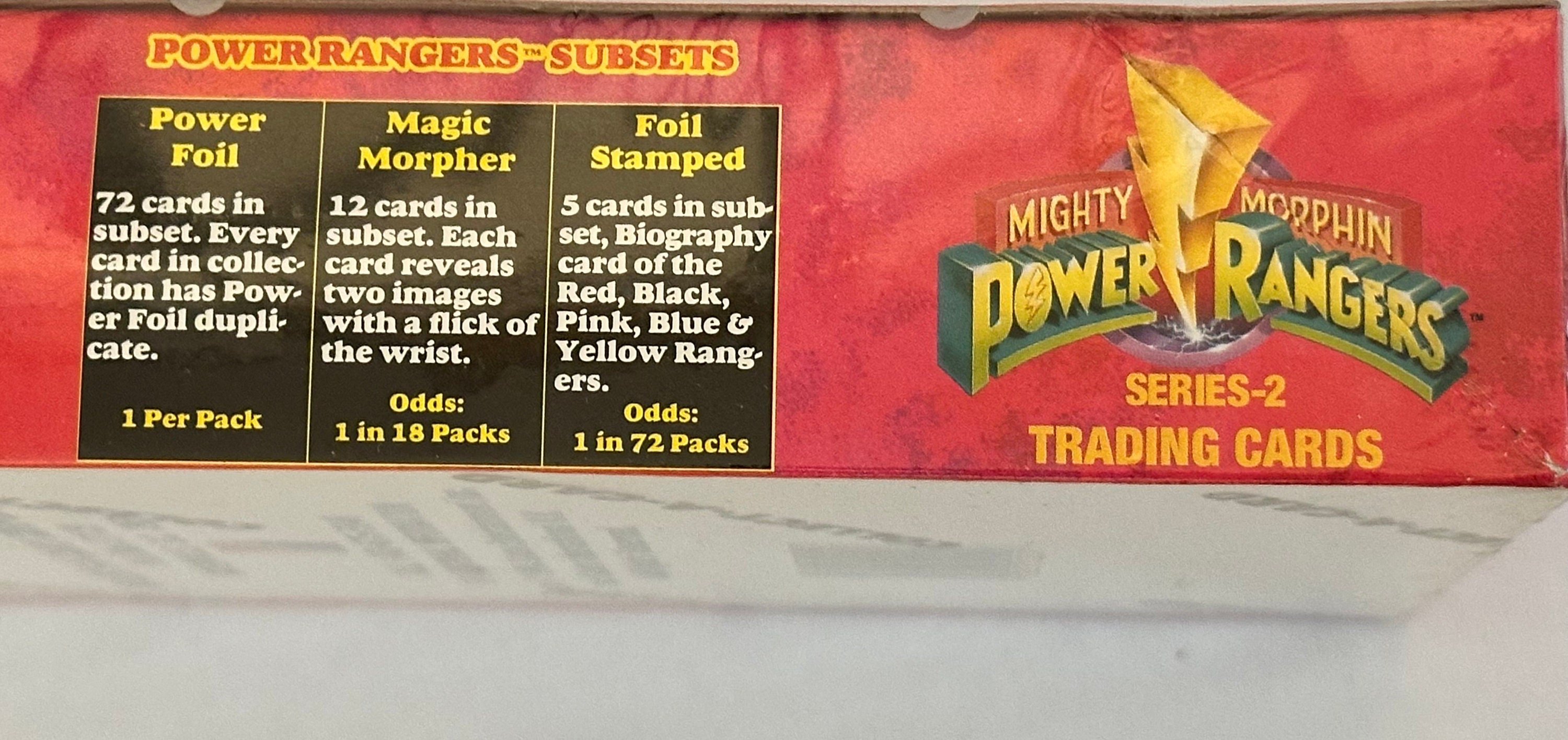 Power Rangers Rare Cards 36 Packs Factory Sealed Box 1994 - Etsy