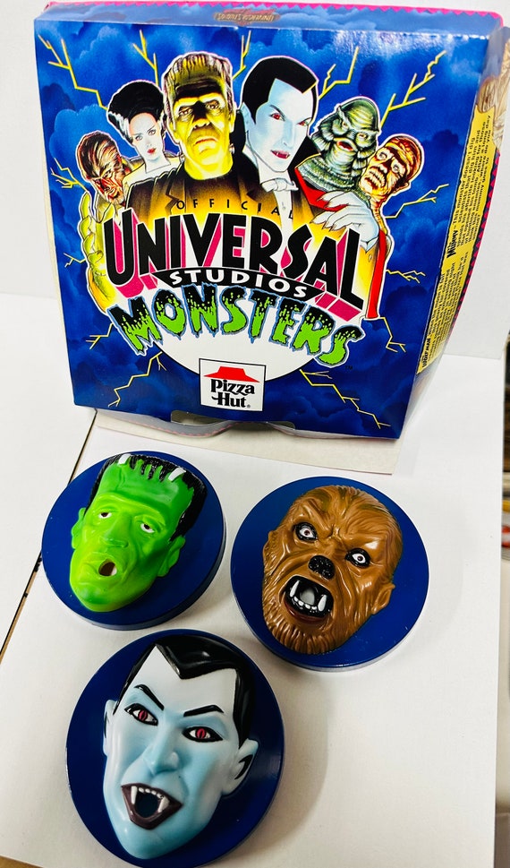 Universal Monsters Rare Pizza Hut Food Promotion Display Box Universal Monsters Rare Pizza Hut Food Promotion Display Box