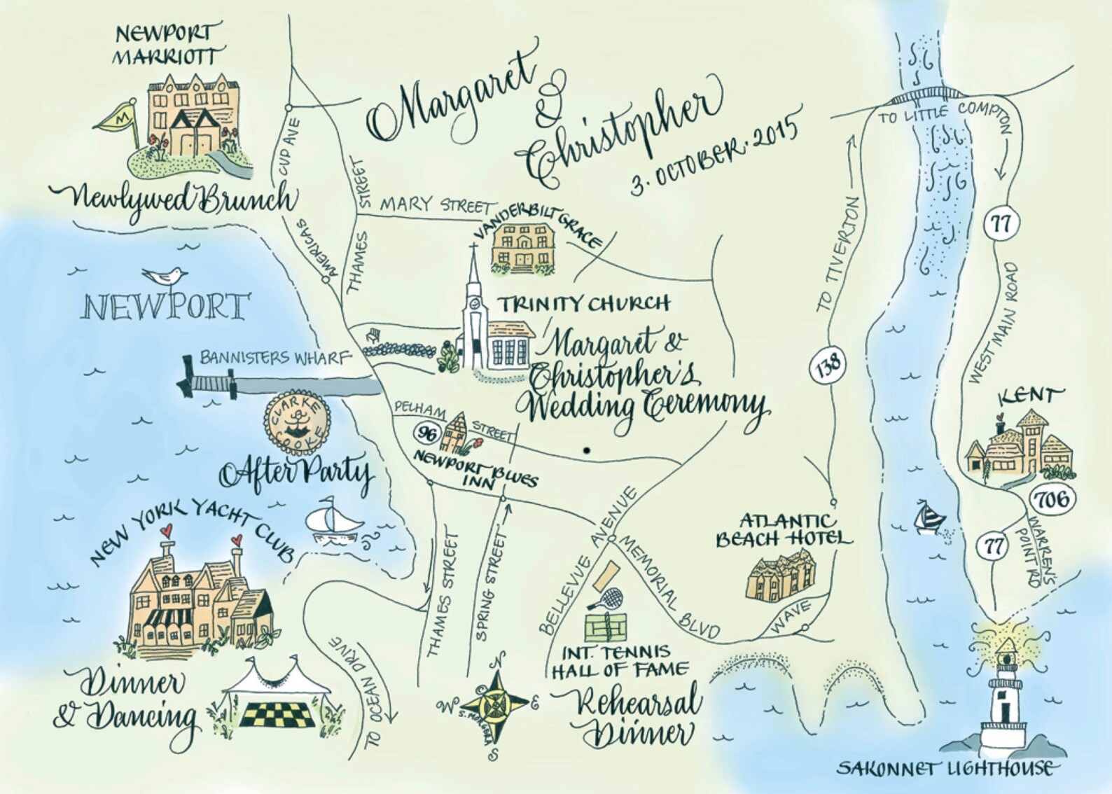 Custom Map Full Color Custom Designed and Illustrated Map - Etsy