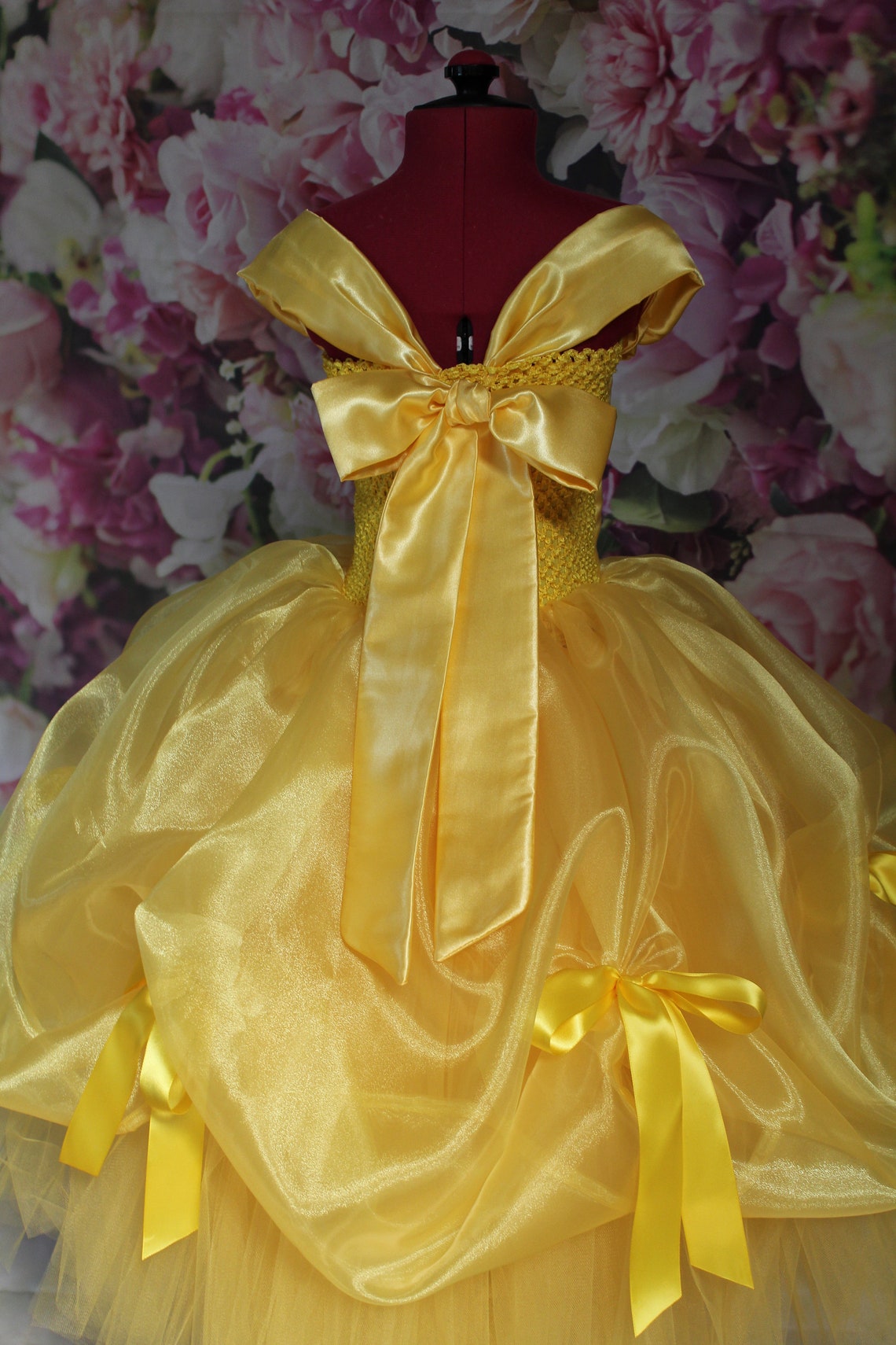 Princess Belle Inspired Dress Belle Party Dressgirls/toddler - Etsy