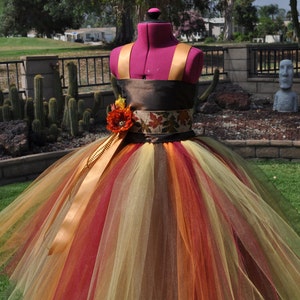 Fall/ Autumn Inspired Flower Girl Dress Rustic Girls | Etsy