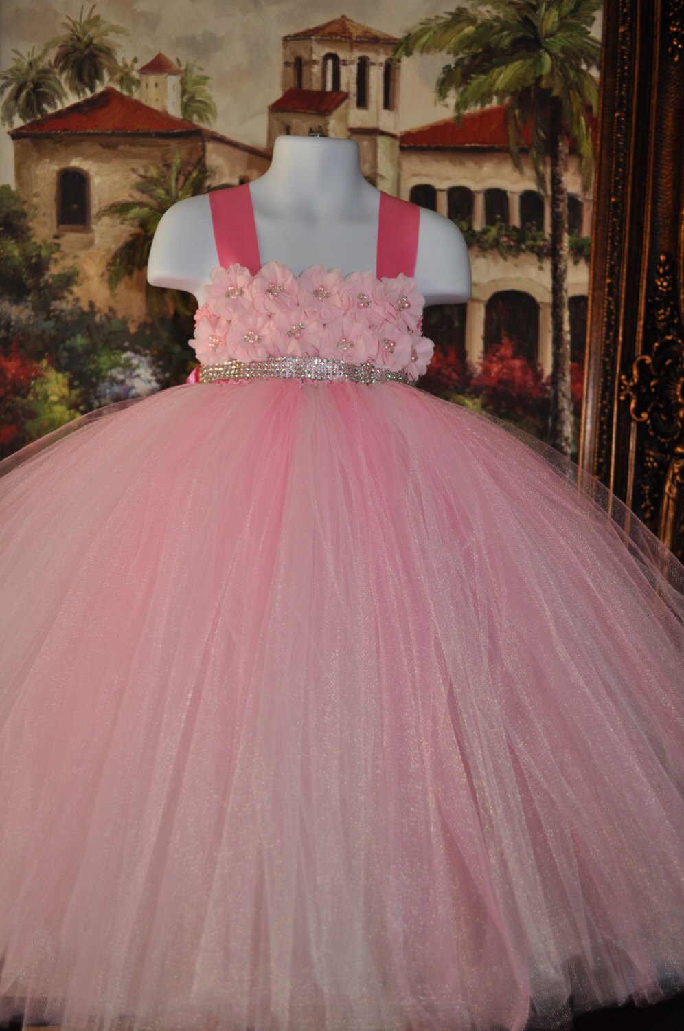 Shades of Pink Girls Special Occasion DressPink Flower Girl | Etsy