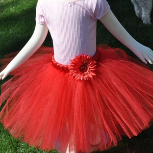 Girls Red Tutu Skirt Infant Tutu Red Skirt Toddler Tutu - Etsy