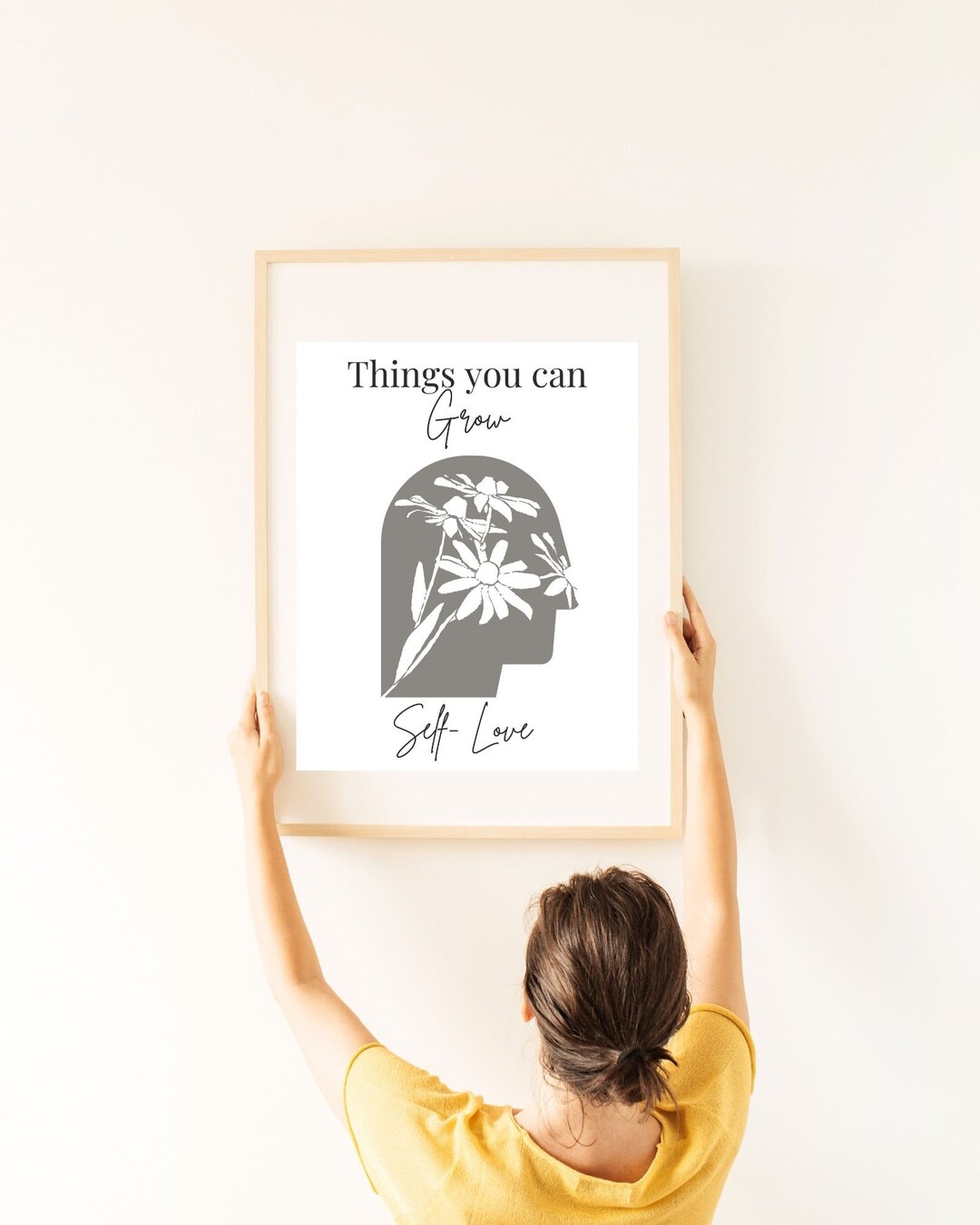 Self-love Poster: Therapy Office Decor, Mental Health Print (digital ...