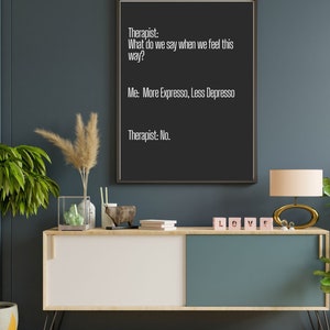 Therapist Meme Poster: Funny Counseling Office Decor (digital Download ...